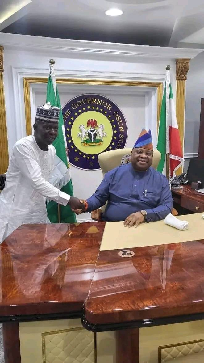 In Pictures: Gov Adeleke’s 1st Day In Bola Ige House… Nigeria Startup ...